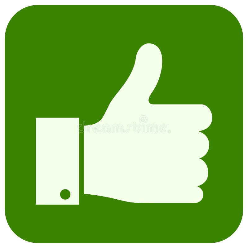 Thumb Up with Positive Spech Bubble Cutomer Feedback. Vector Thumb Up ...