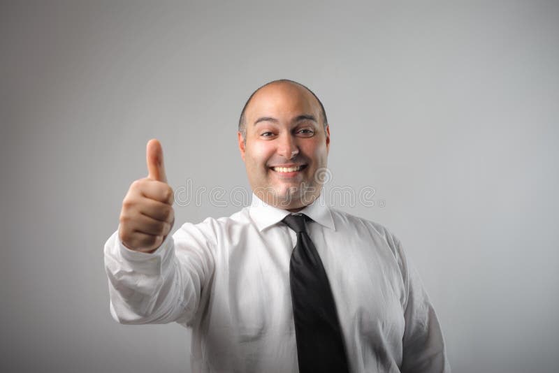 Thumb up stock photo. Image of office, adult, boss, career - 11956724