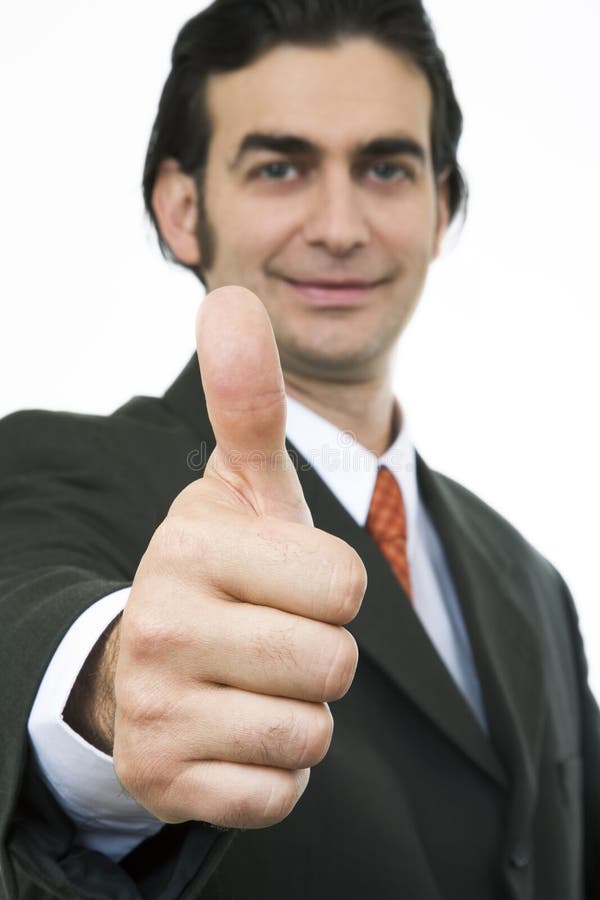 Thumb up stock photo. Image of manager, concept, employee - 902056