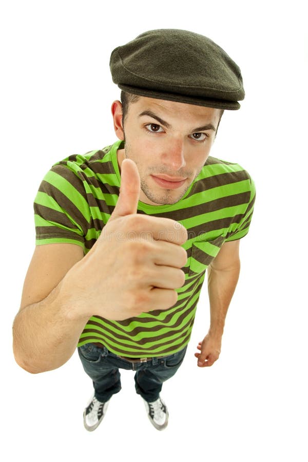 Thumb up stock image. Image of student, eyes, length, person - 9757891