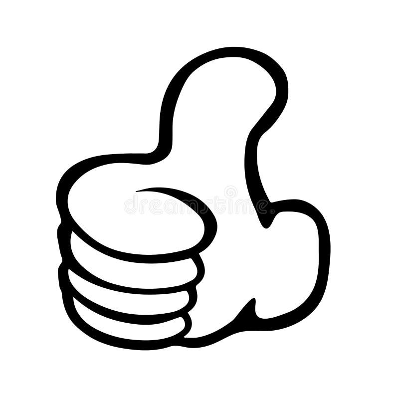 THUMB UP stock vector. Illustration of people, background - 61938202