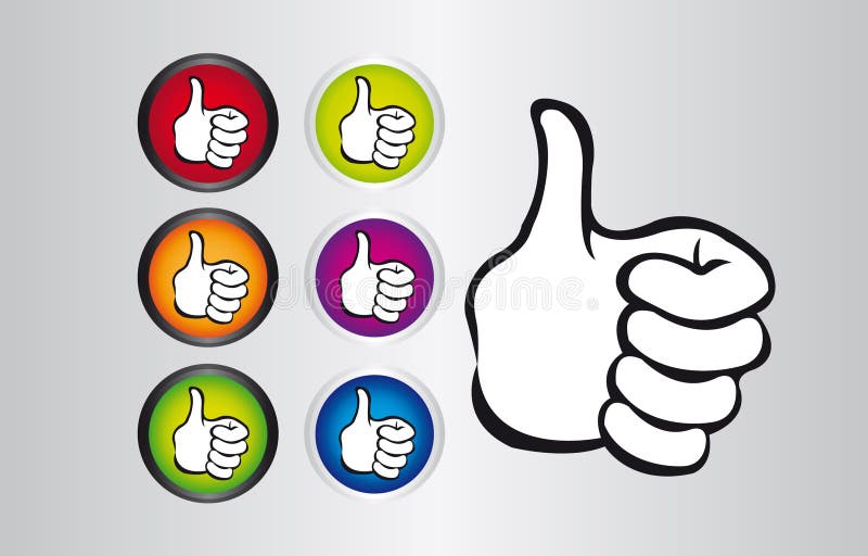 Good Bad Thumbs Up and Down Stock Vector - Illustration of proceed ...