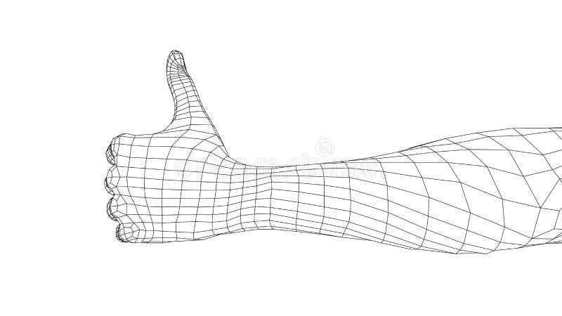 Thumb up hand sign. Vector stock vector. Illustration of design - 220900554