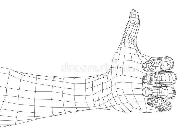 Thumb up hand sign stock illustration. Illustration of person - 271388634