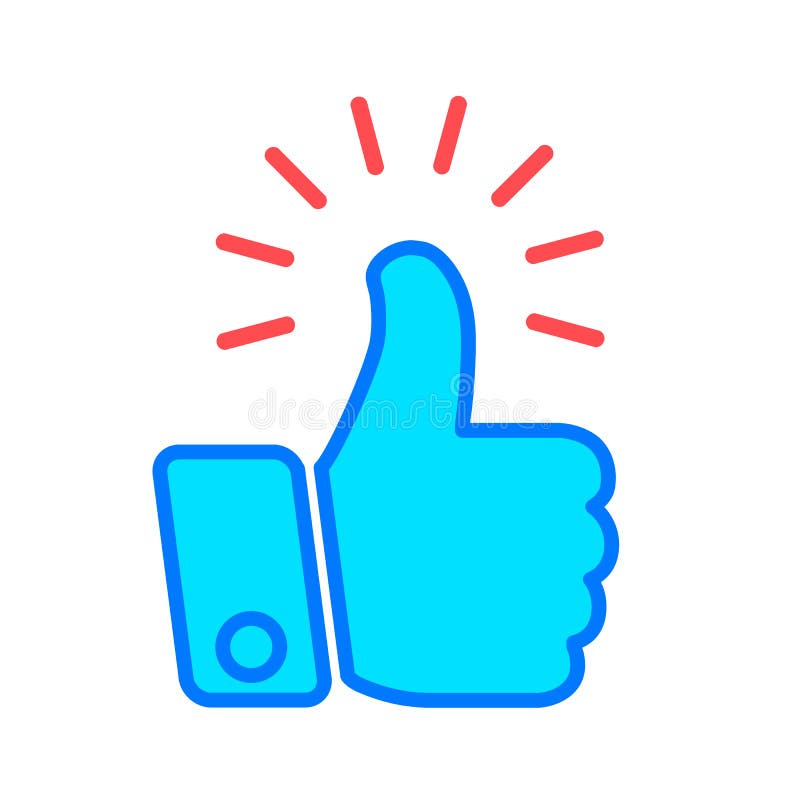 Thumb Up Icon, I Like it, Yes, Good â€“ Vector Stock Illustration ...