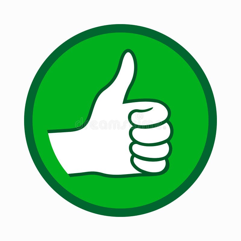 Thumb Up Icon, Icon Cartoon Stock Vector - Illustration of friend ...