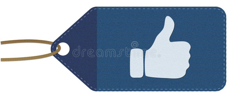 Thumb up price tag stock vector. Illustration of banner - 100148953