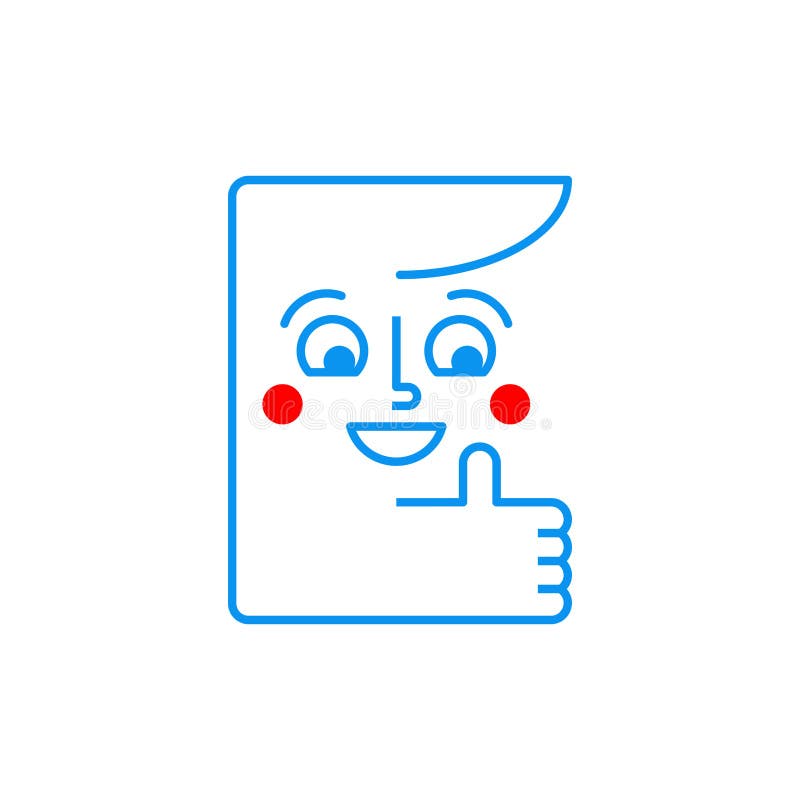 Thumb Up Sign Everything is Very Good Symbol Stock Vector ...