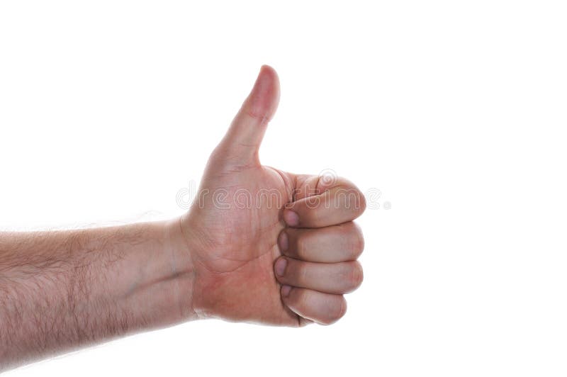 Thumb up stock photo. Image of positivity, agreement - 41329036