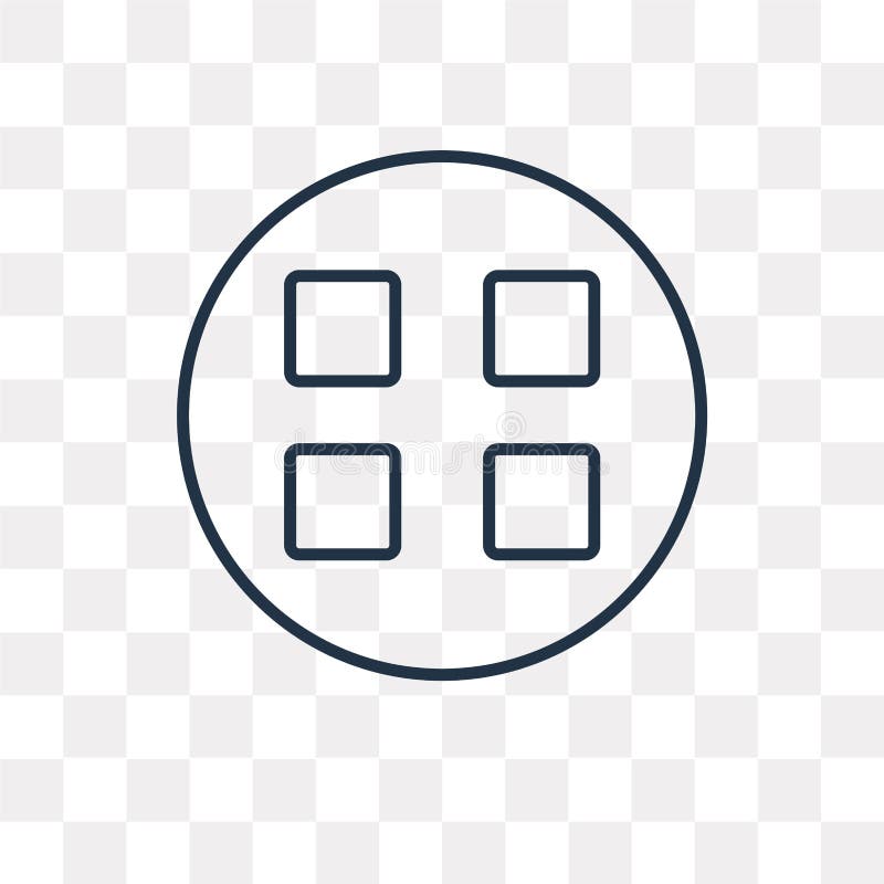 Linear Thumbnails Icon from Content Outline Collection. Thin Line ...