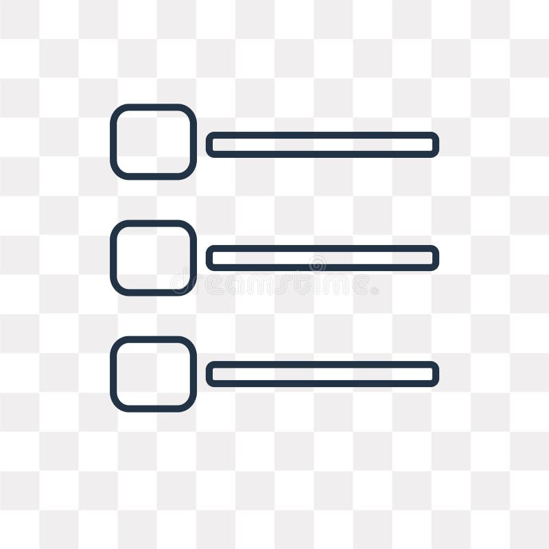 Thumbnails Vector Icon Isolated on Transparent Background, Linear ...