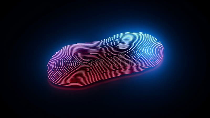 Fingerprint Safety Technology. Cyber Security. Electrical Board for ...
