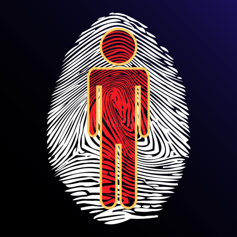 Thumbprint identity stock vector. Illustration of fingerprints - 22566972