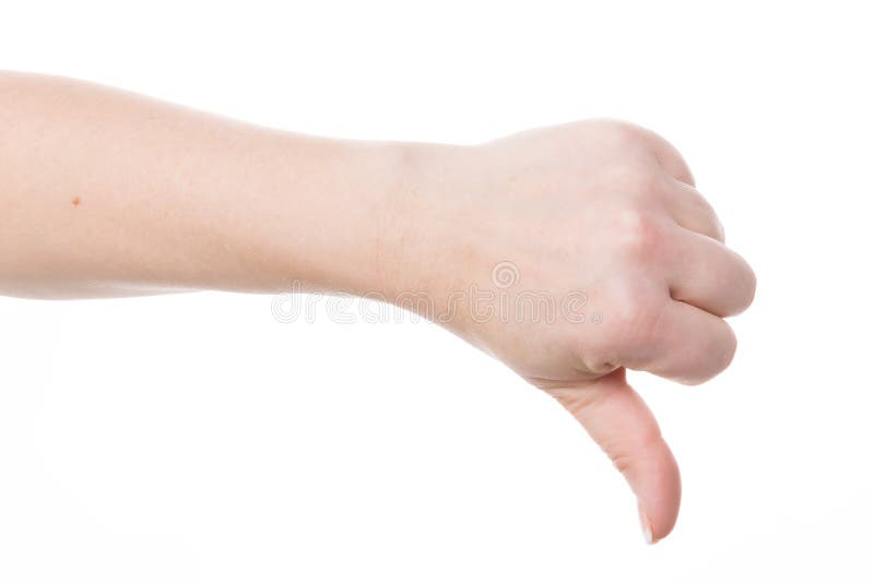 Hand Gesture the Fist Smashed into the Palm. Right Hand Fist and Left ...