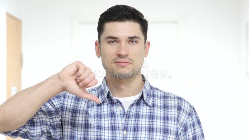 Thumbs Down by Man stock image. Image of model, person - 99387603