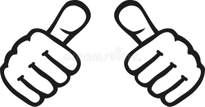 Thumbs pointing on chest stock vector. Illustration of symbol - 107169156