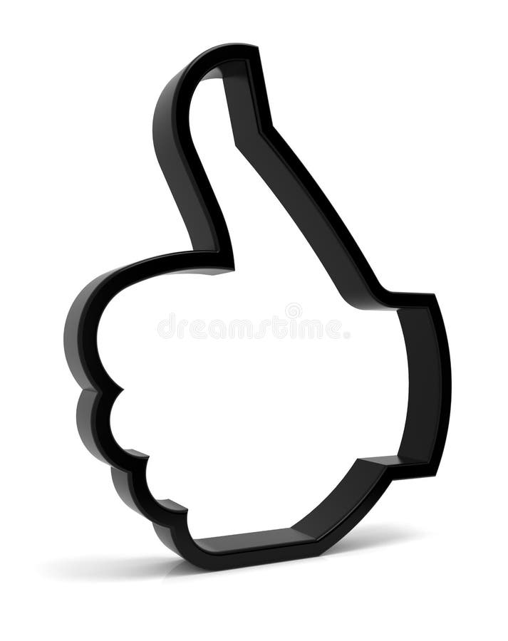 Thimbs up stock illustration. Illustration of cheer, funny - 3214624