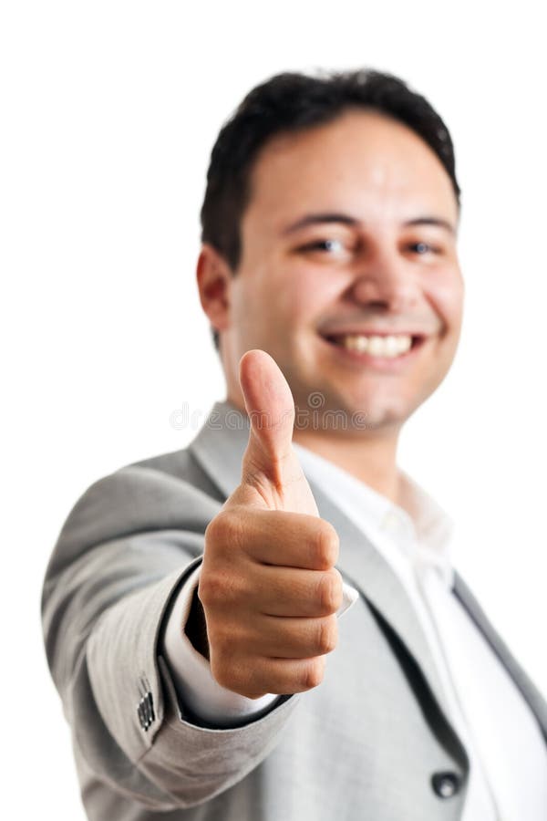Thumbs up stock photo. Image of symbol, sign, young, business - 19909424
