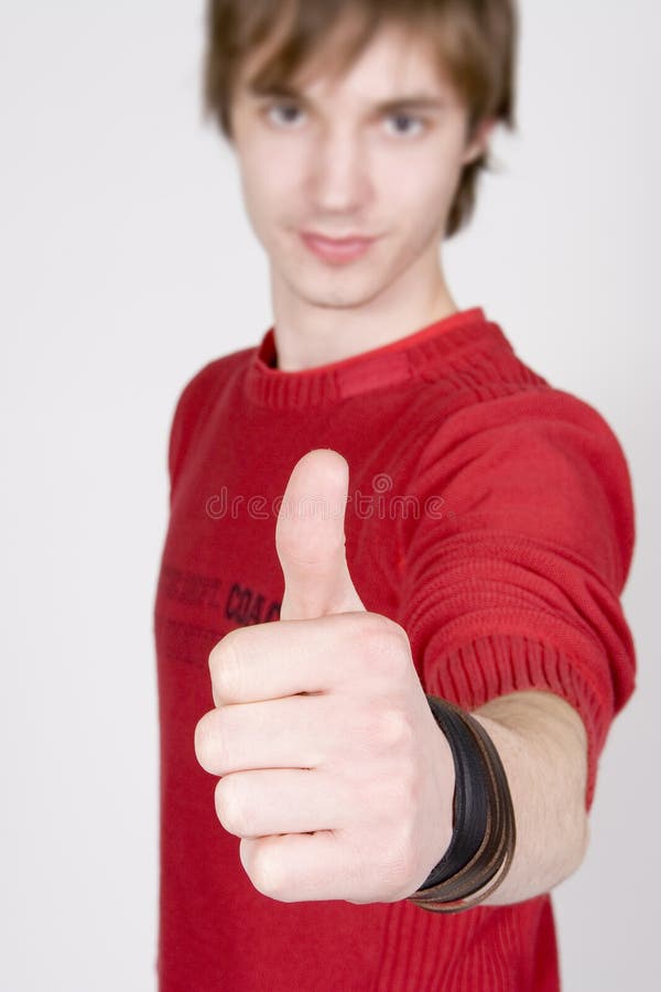 Thumbs Up stock photo. Image of ready, portrait, alright - 2306850
