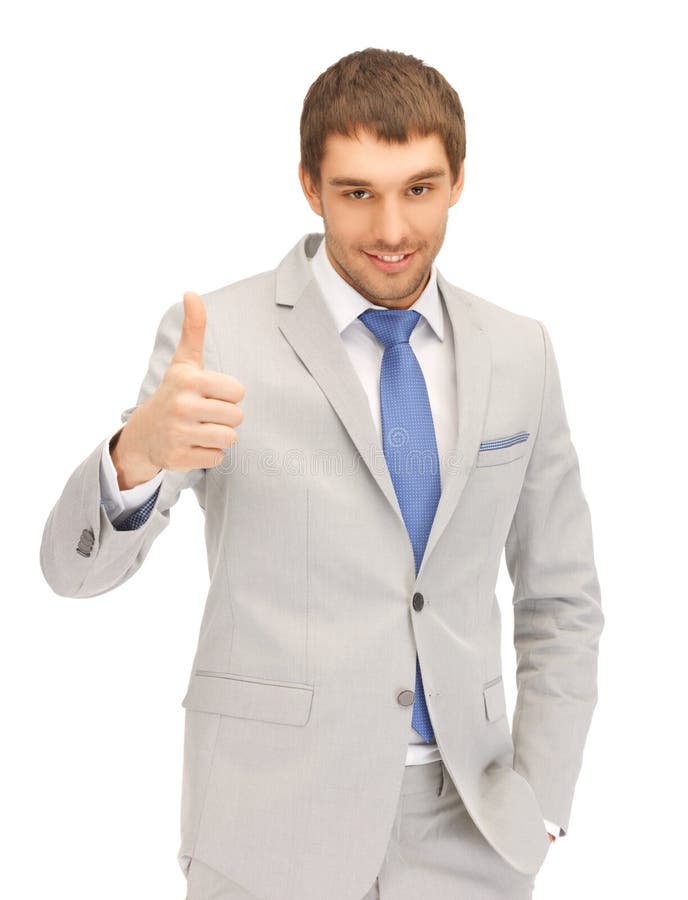 Thumbs up stock image. Image of confident, hand, male - 24652629