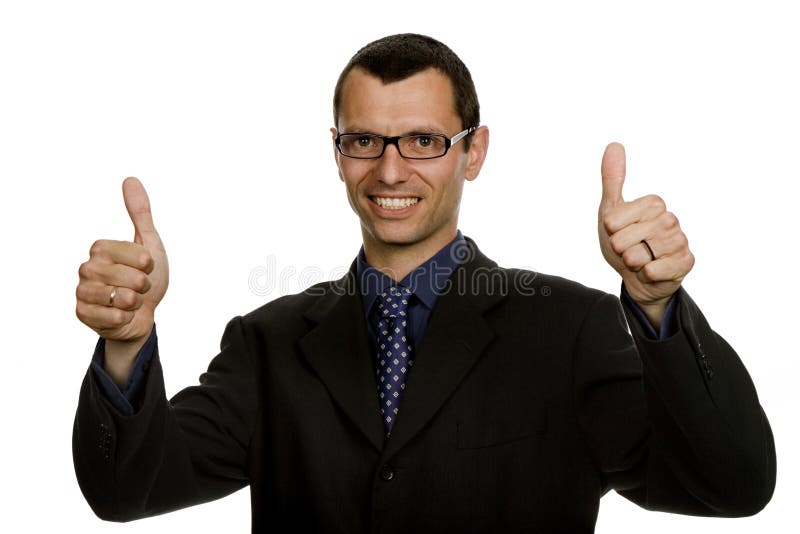 Thumbs up stock image. Image of strange, eyes, caucasian - 5121487