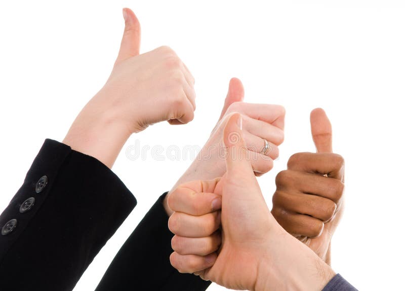 Many thumbs up stock image. Image of hands, people, friendship - 14879099