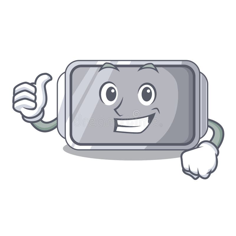 Thumbs Up Baking Pan Shape on the Cartoon Stock Vector - Illustration ...