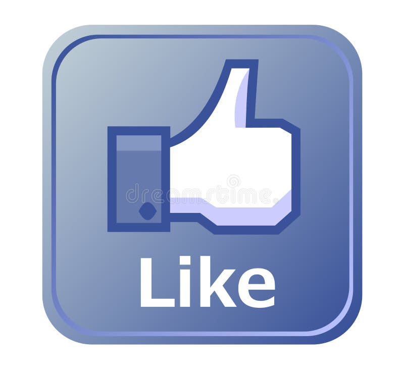 Like facebook symbol editorial stock photo. Illustration of media ...
