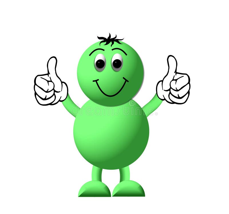 Green Thumbs Up Symbol