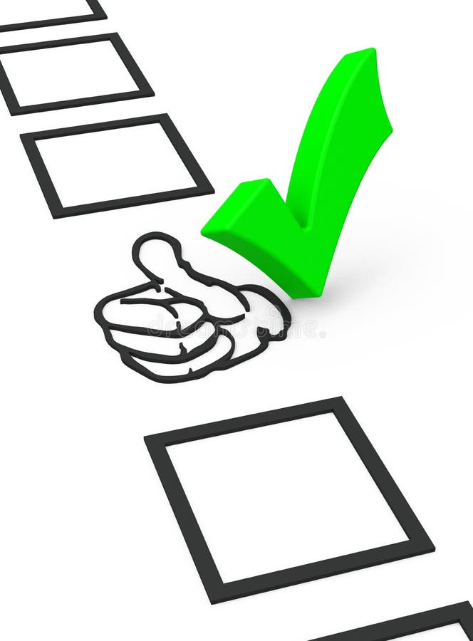 Thumbs up! stock illustration. Illustration of confirmation - 49770122