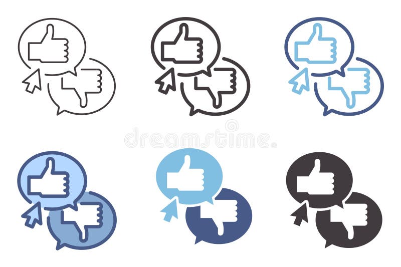 Positive Negative Feedback Icon Stock Illustrations – 6,674 Positive ...