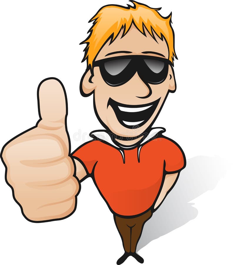 Thumbs Up Guy Royalty Free Stock Image - Image: 25095596 Thumbs Up Guy Royalty Free Stock Image - Image: 25095596