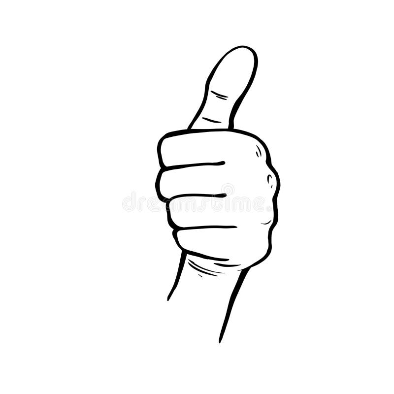 Thumbs up stock illustration. Illustration of cartoon - 272054791