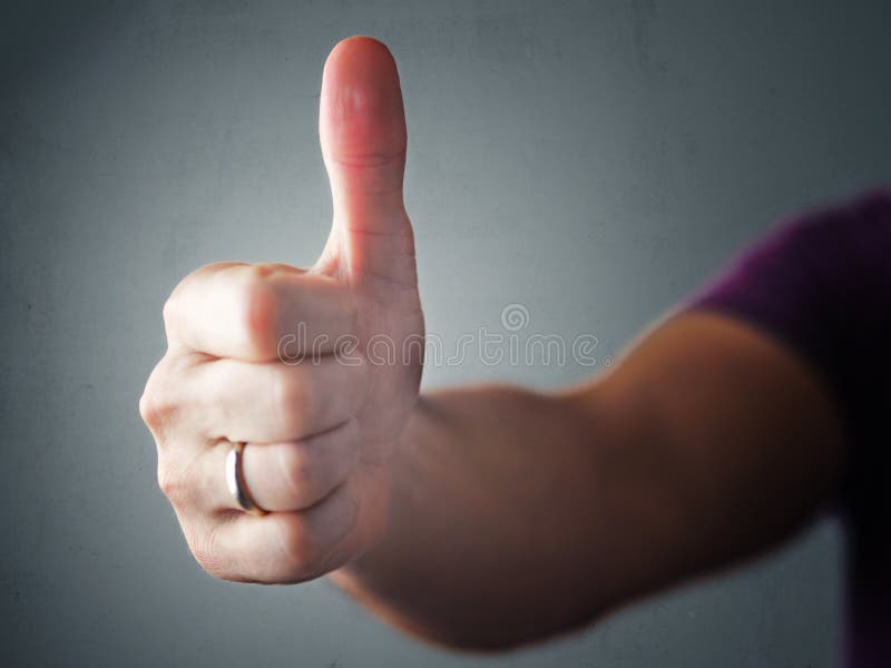 Thumbs Up Hand stock image. Image of hand, motivation - 110469061