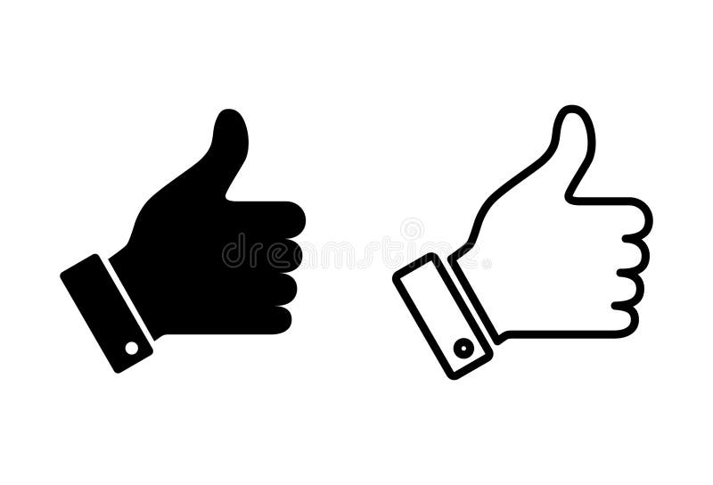 Thumbs Up Icon . Hand Like. Like Icon Vector Stock Vector ...