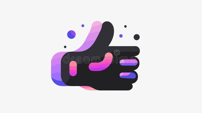 Interaction Thumbs Up Icon for Positive Feedback and Approval in ...