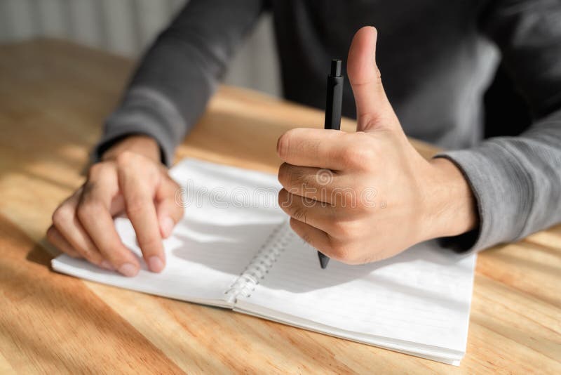 Thumbs Up of Left Hand. International Left-handers Day Concept Stock ...