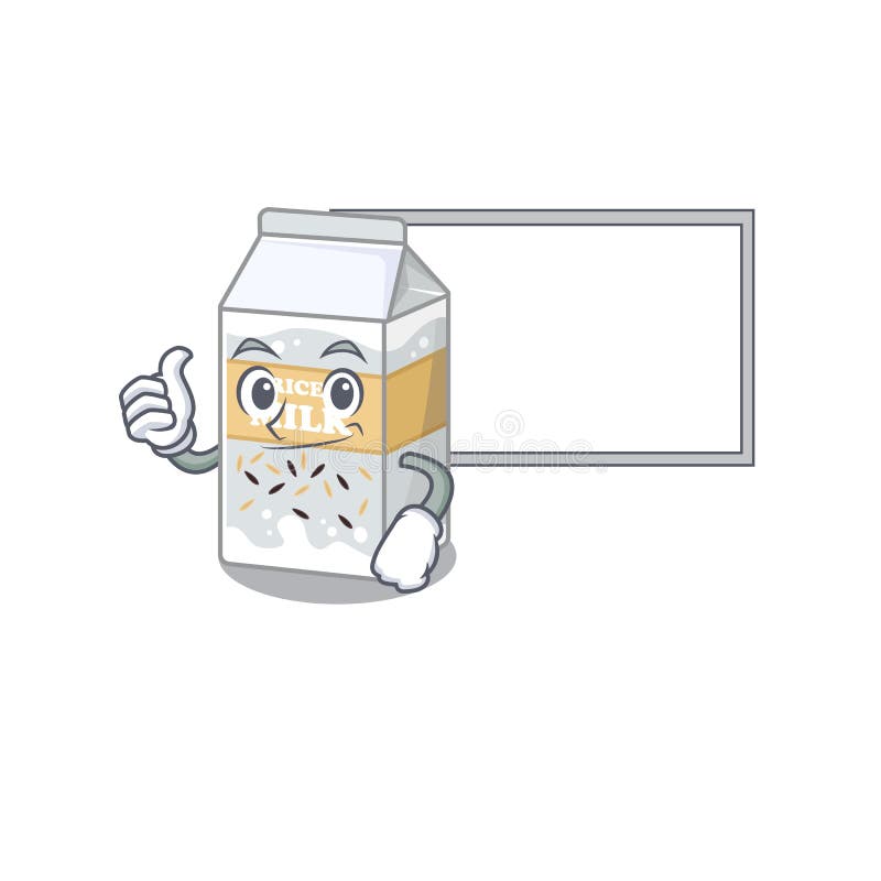 Thumbs Up Rice Bowl Character Cartoon Stock Vector - Illustration of ...