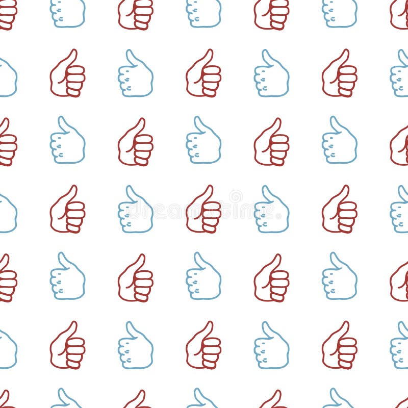 Pattern Thumbs Up Stock Illustrations – 832 Pattern Thumbs Up Stock ...