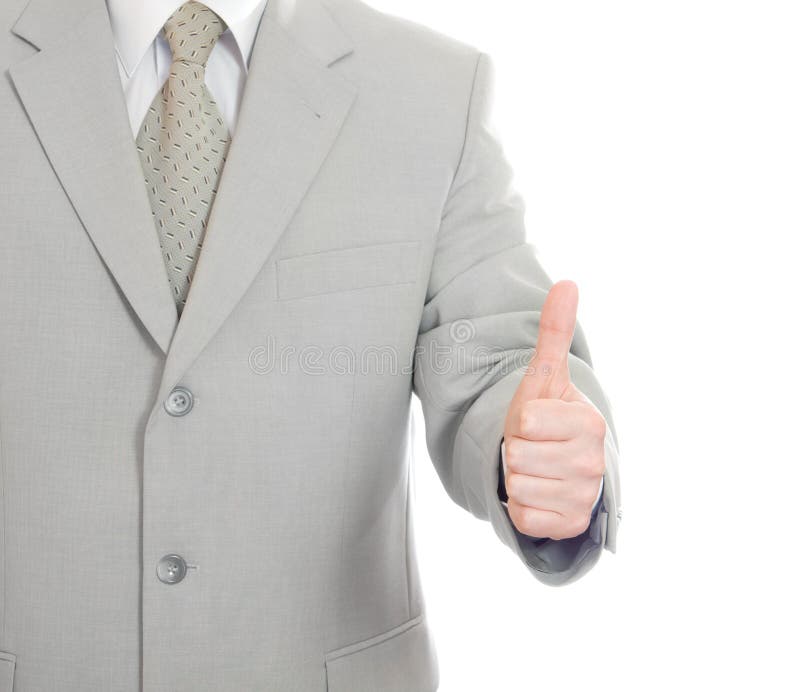 Thumbs Up Success Hand Sign Isolated Picture. Image: 5108045