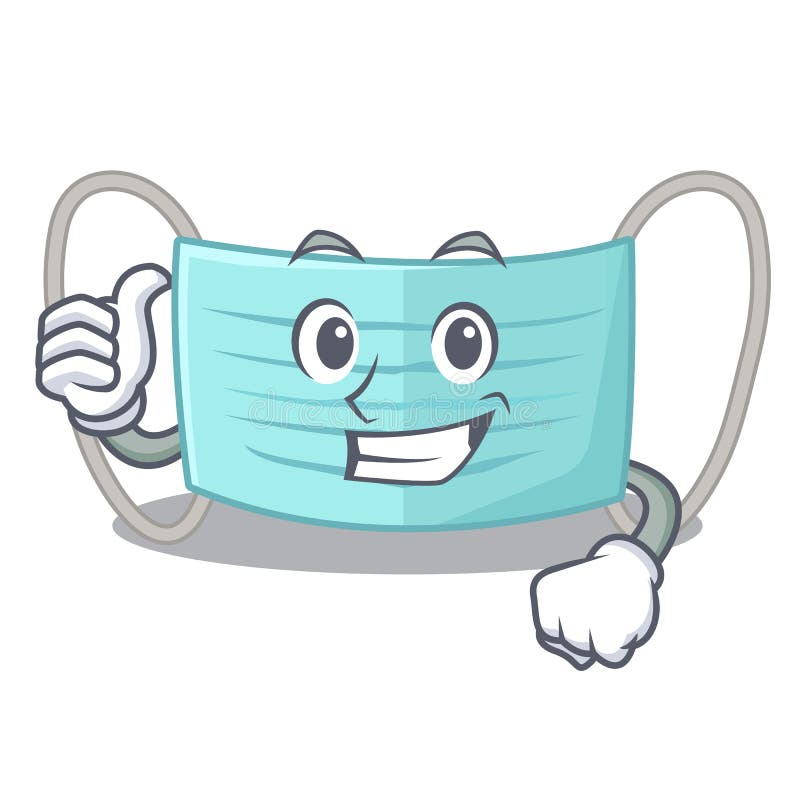 Finger Surgical Mask in a Cartoon Wallet Stock Vector - Illustration of ...