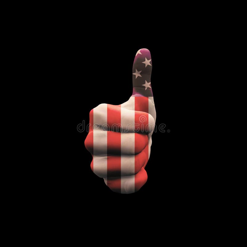 Us Flag Thumbs Up Stock Illustrations – 31 Us Flag Thumbs Up Stock ...