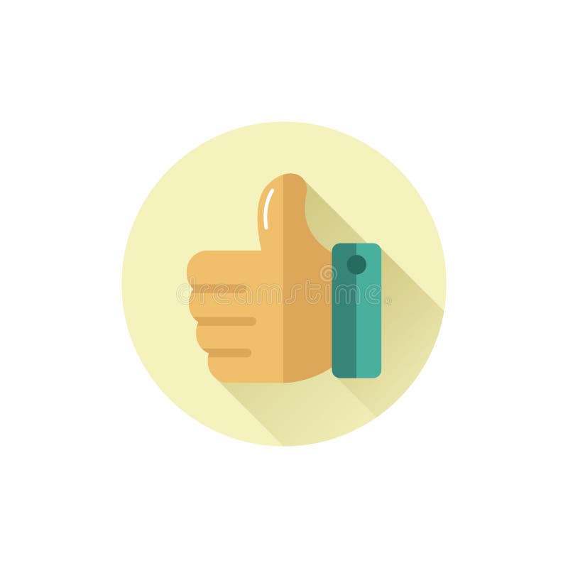 Thumbs Up. Vector Illustration Decorative Design Stock Vector ...