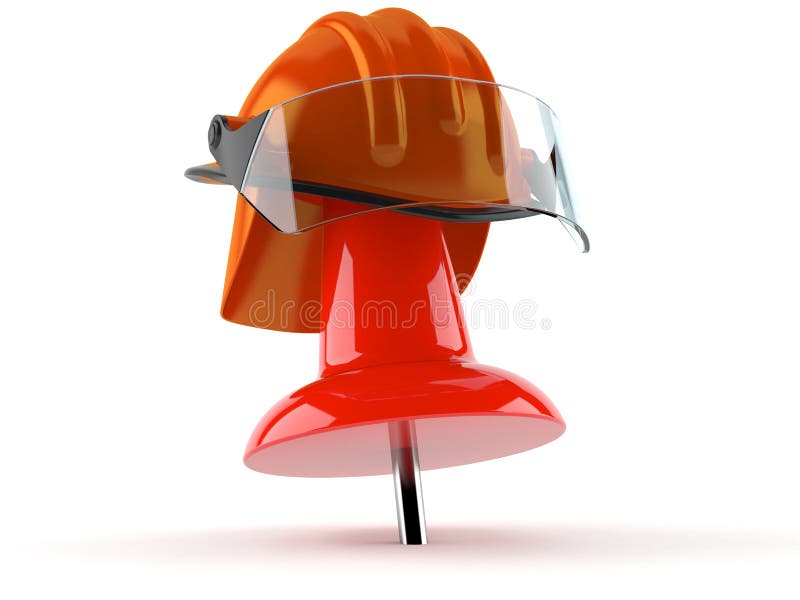 Fireman Helmet with Question Mark Stock Illustration - Illustration of ...