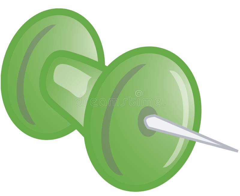 Thumbtack Icon stock illustration. Illustration of element - 2435374