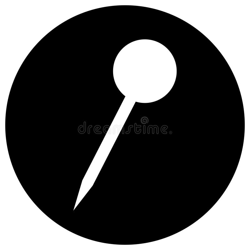 Thumbtack icon vector stock vector. Illustration of icon - 284651772