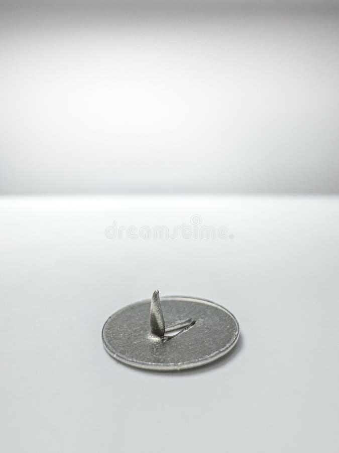 Thumbtacks, Highlighting the Effects of Time and Usage. Isolated, Copy ...