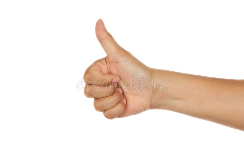 Thump up hand stock image. Image of abstract, agreement - 53997839