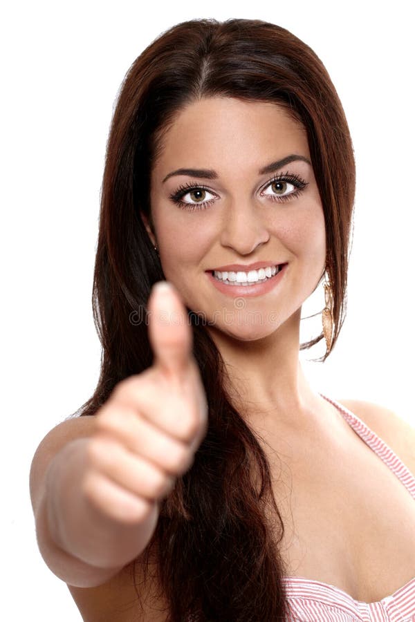 Thumps up! stock photo. Image of happiness, expression - 21039042