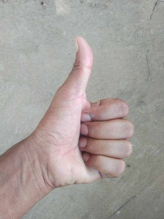 Thums Up is Symbol of Very Good Stock Image - Image of thums, good ...